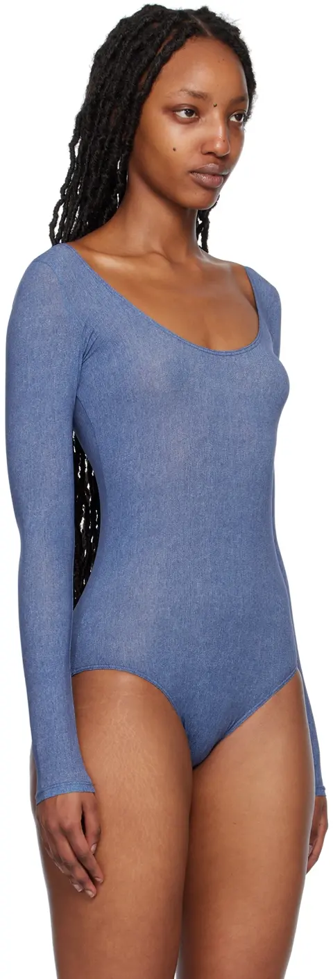 Maryam Nassir Zadeh Indigo Matilda Bodysuit In 793 Indigo - 67